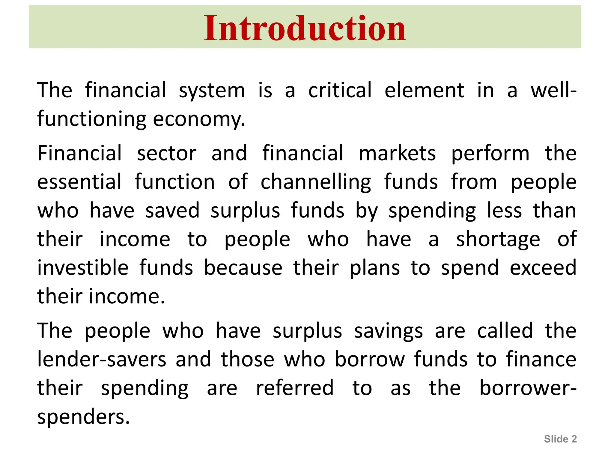 Financial System and Economic Development.ppt