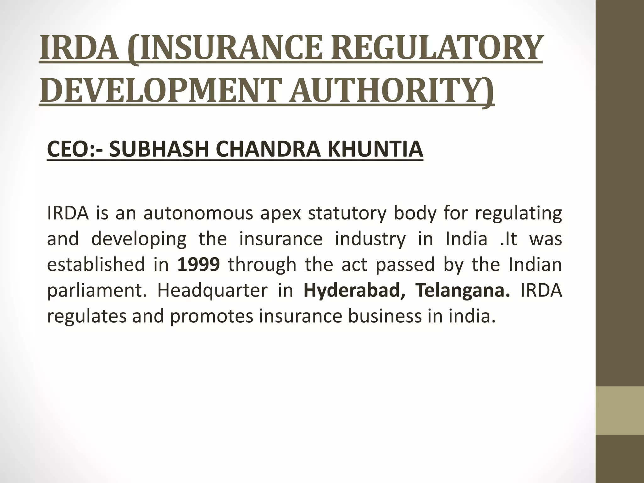 Financial system components and regulatory body | PPTX