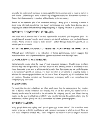 Financial system in Australia | DOCX