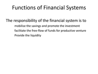 Financial system in india | PPTX
