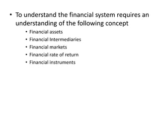Financial system in india | PPTX