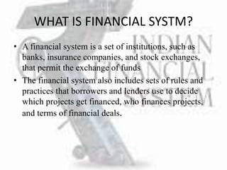 Financial system of india | PPTX