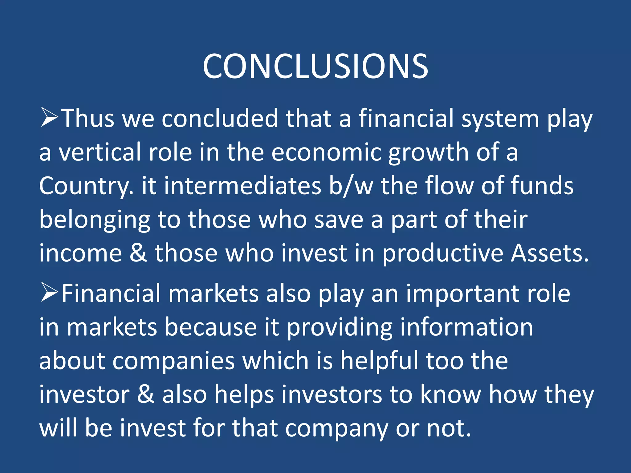Financial system ppt | PPTX