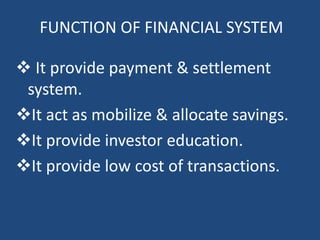 Financial system ppt | PPTX