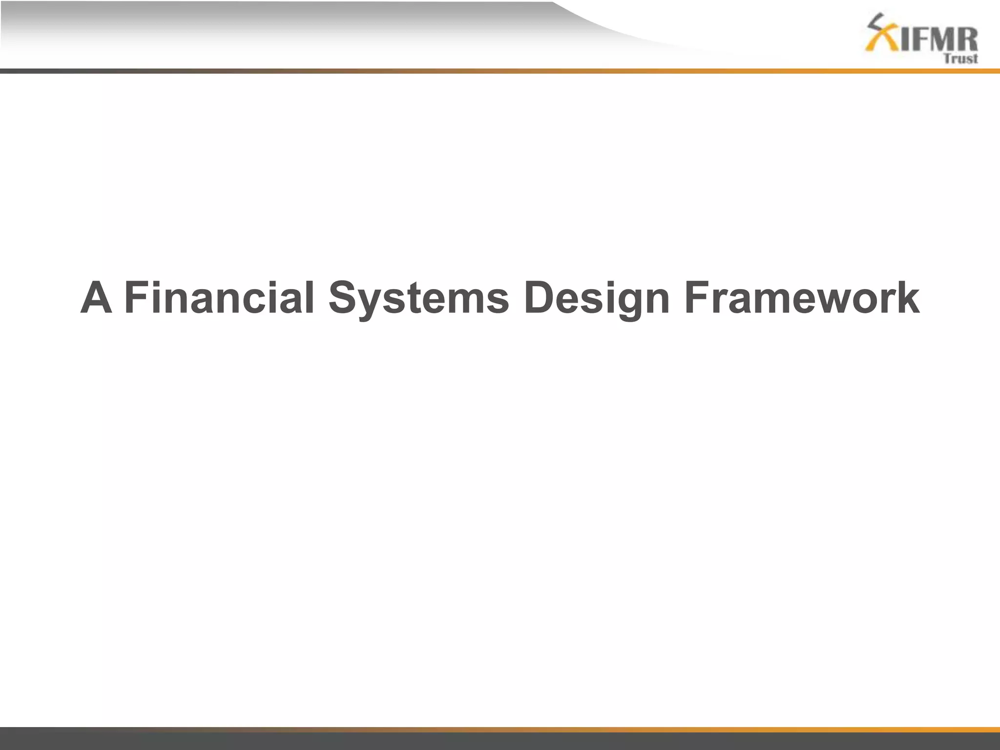 Financial Systems Design Framework | PPTX