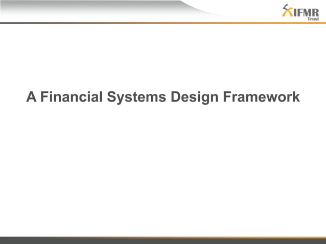 Financial Systems Design Framework | PPTX