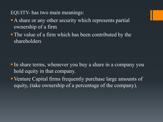 Financial terms | PPTX