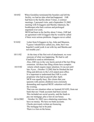 Financial timeline declaration 7 3 05 1 | PDF