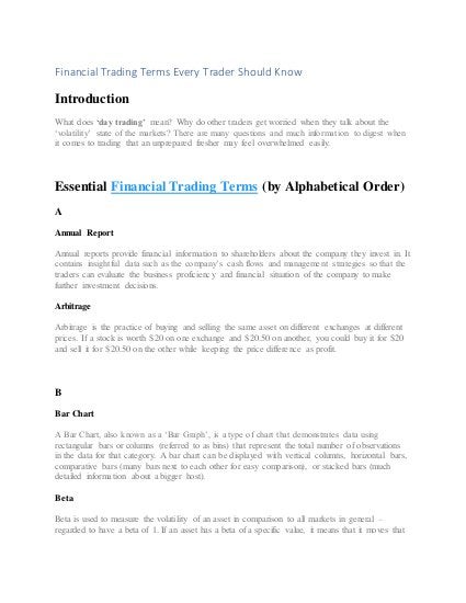 Financial Trading Terms Every Trader Should Know.docx