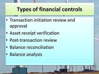 Financial transaction control process of suzlon | PPTX