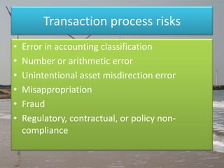 Financial transaction control process of suzlon | PPTX