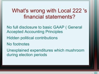 Financial Transparency | ODP