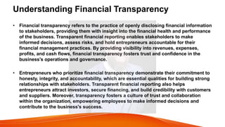 Financial Transparency The Role of Financial Literacy in Building Trust ...