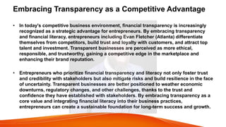 Financial Transparency The Role of Financial Literacy in Building Trust ...