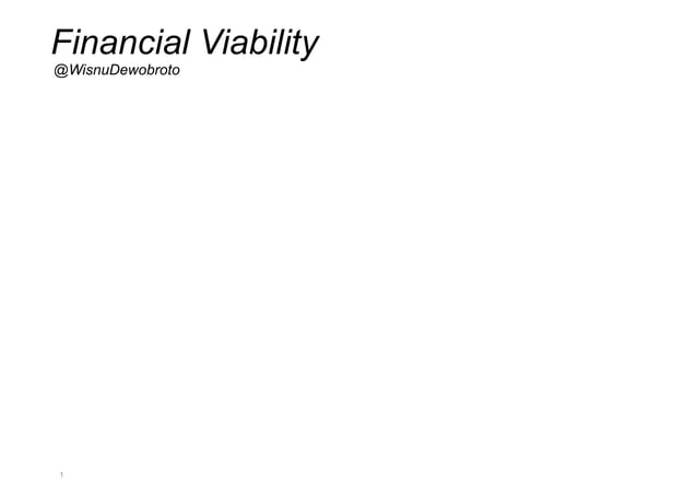 Financial viability | PDF | Business Accounting & Finance | Business