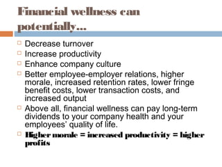 Financial wellness program | PPT