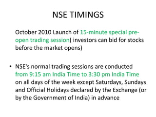 stock exchange company information | PPTX