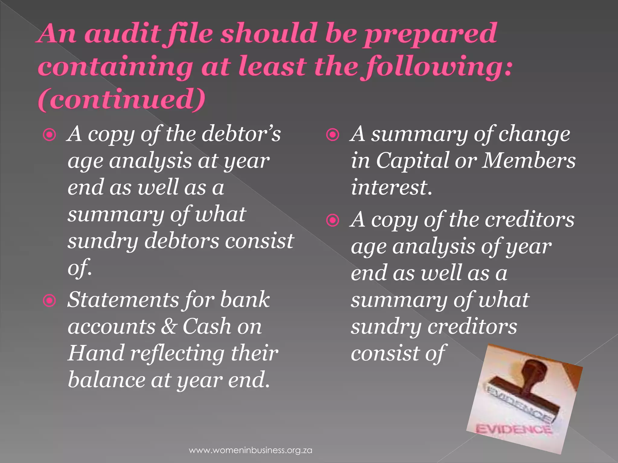 Financial year end.conference | PPTX