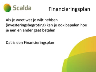 Financieel plan h4 financieren | PPT