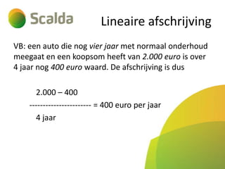 Financieel plan h7 kosten | PPT