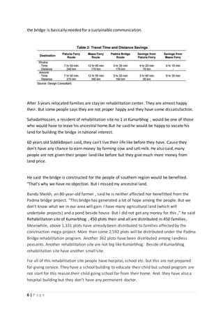 Padma Brige Project 2017 | DOCX