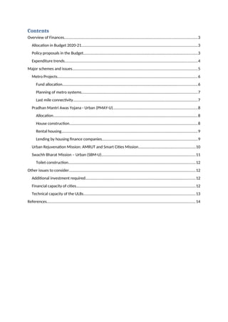 Implementation and financing of urban projects | DOCX
