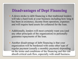 Financing a business | PPTX