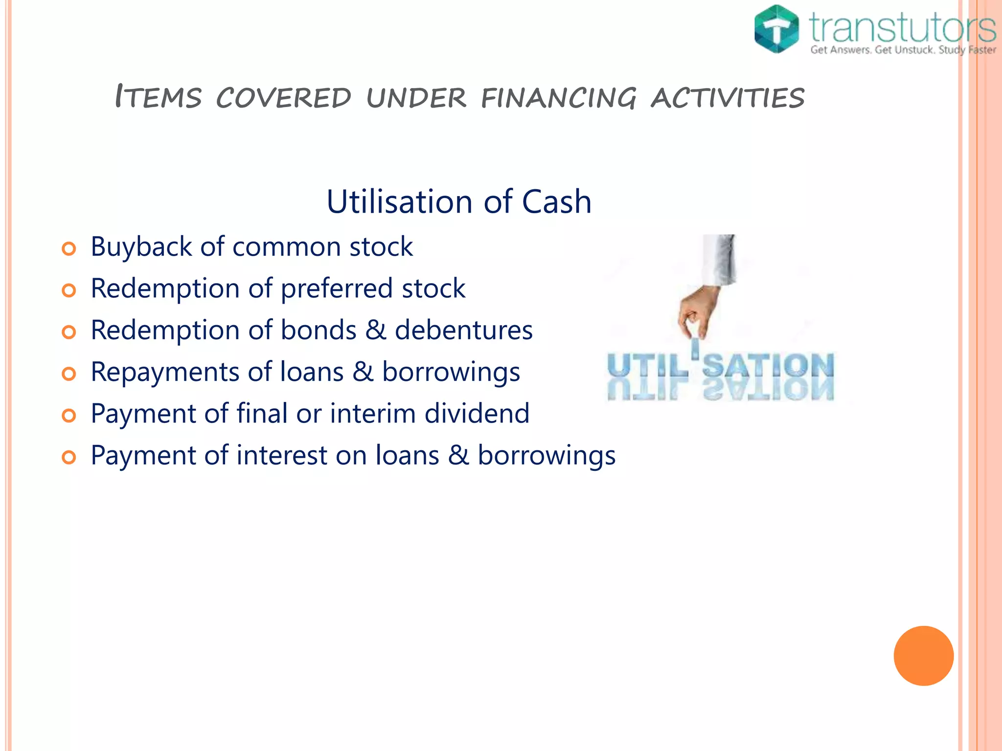 Financing Activities | Accounting | PPTX
