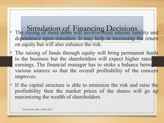 Financing decision | PPTX