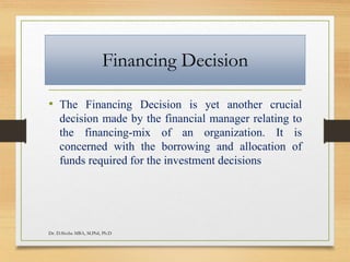 Financing decision | PPTX