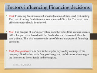 Financing decision | PPTX