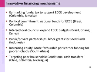 Financing ECEC - An International Perspective | PPT