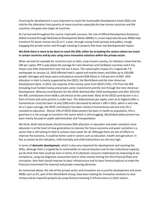 Financing for Development | PDF