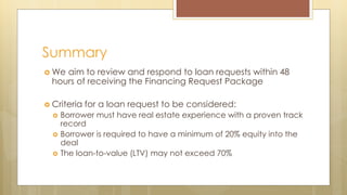 How to Package a Loan Request for Construction, Rehab, and Commercial ...