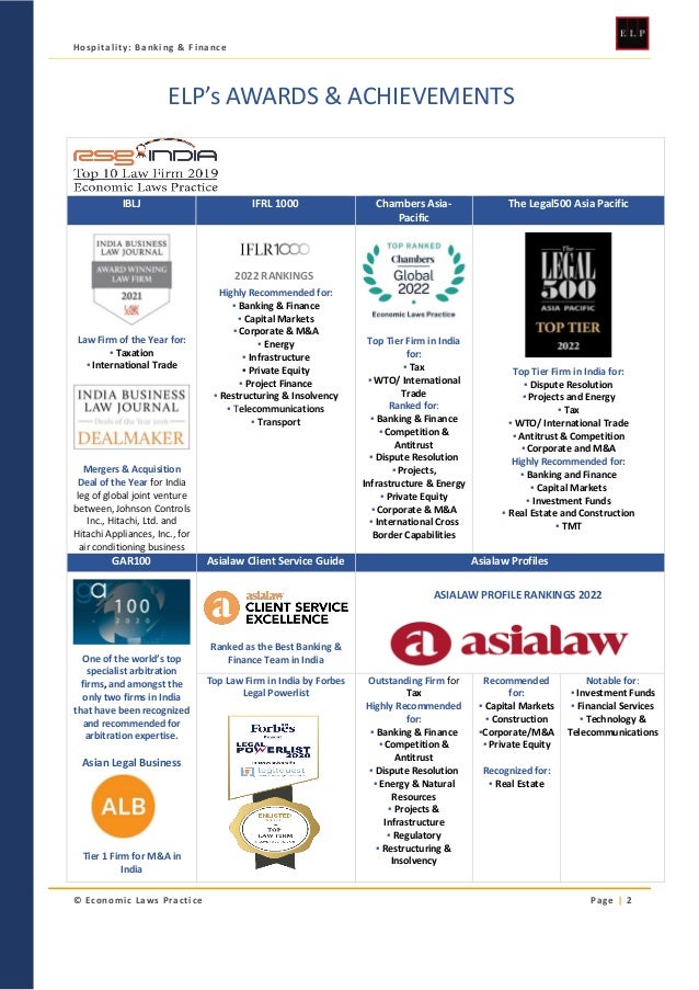 Financing & The Sector Hospitality -ELP Law.pdf