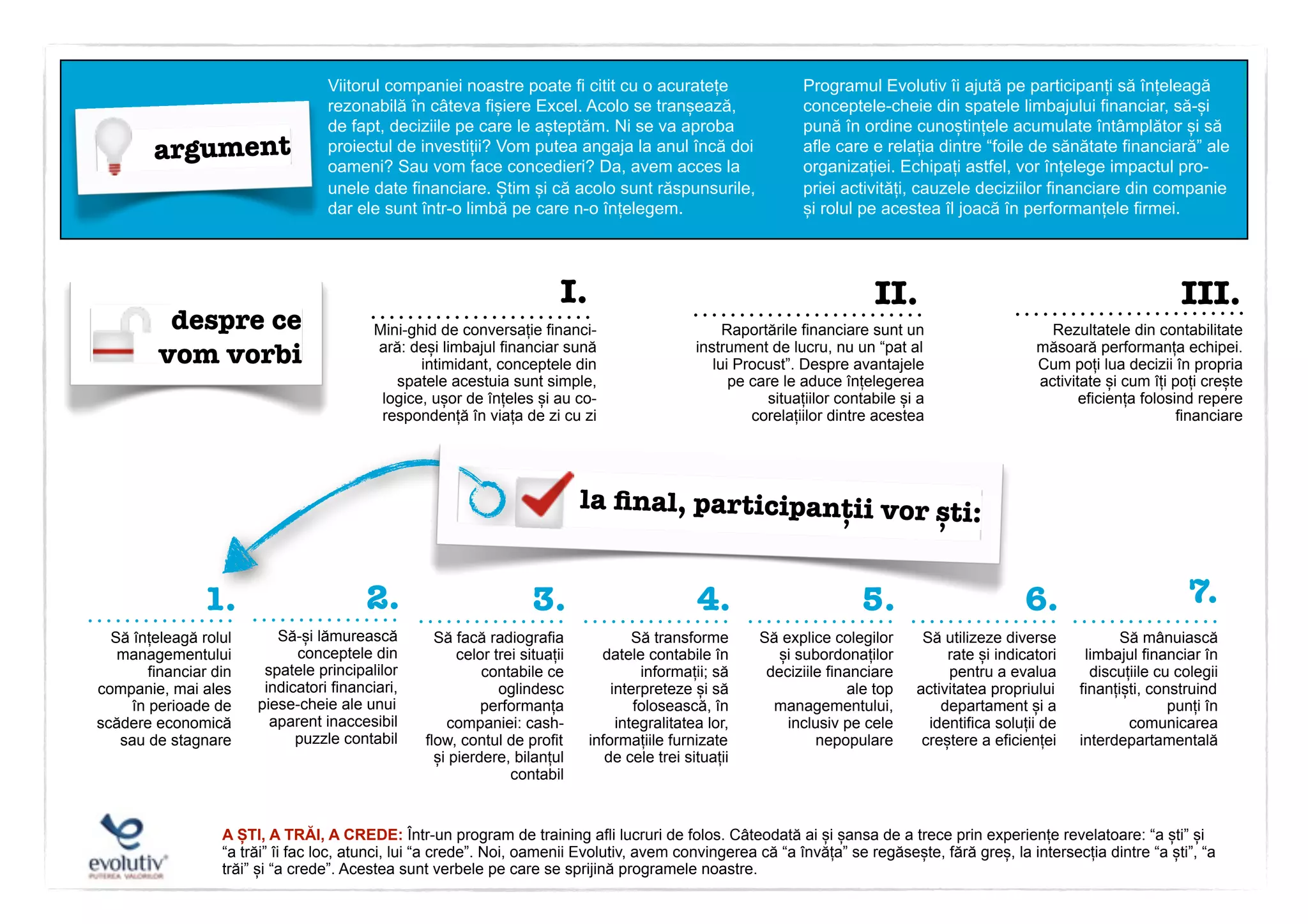Finante pentru non-finantisti, Evolutiv | PPT