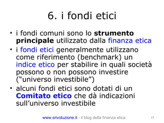 Finanza etica | PPT