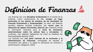 Finanzas y su clasificación.pptx