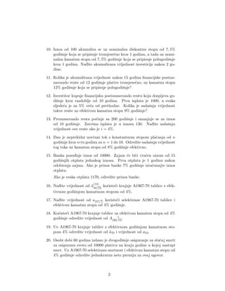 Finasijska matematika | PDF