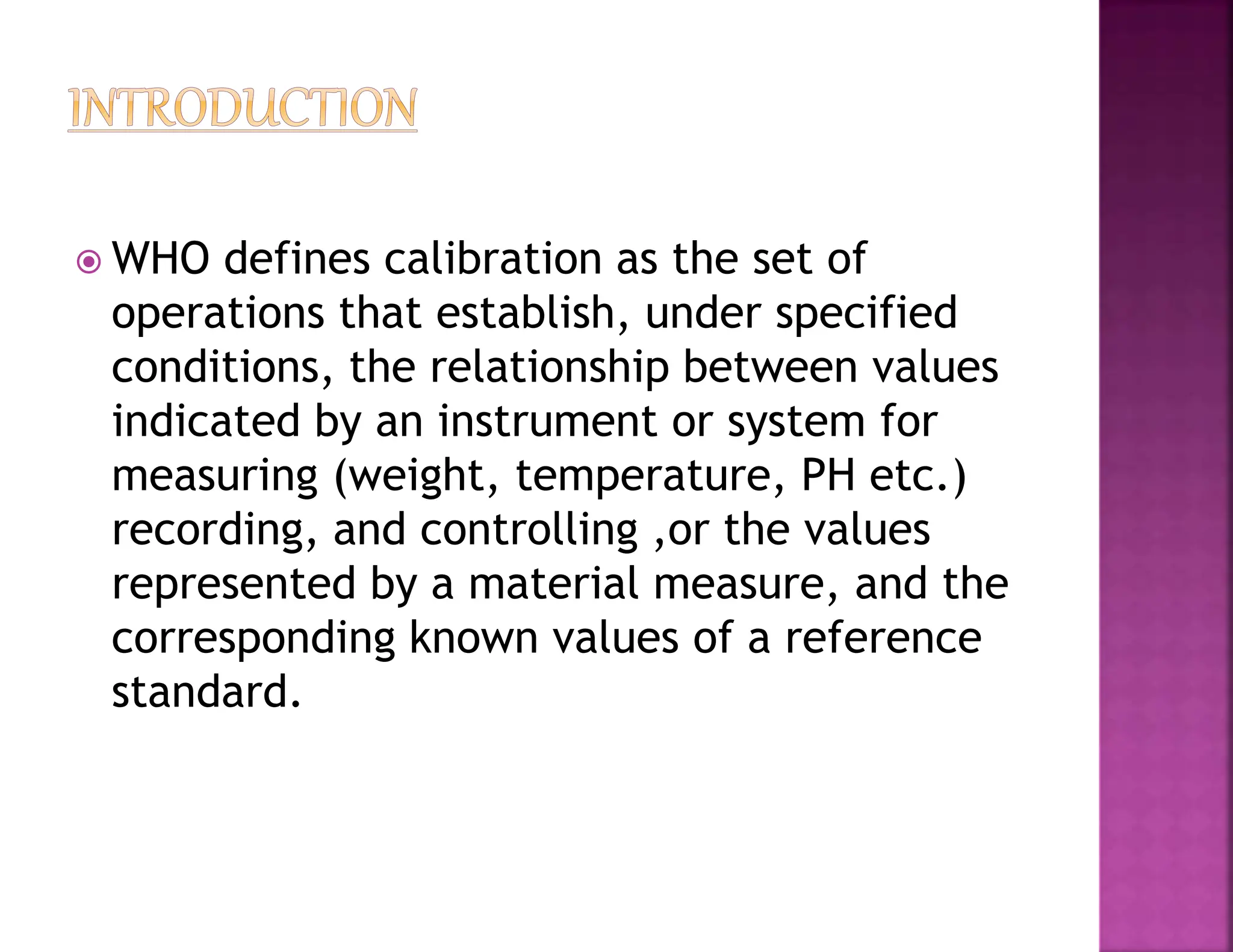 Calibration Uv Visible Spectroscopy Pptx