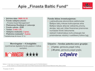 Finasta Baltic Fund | PPTX