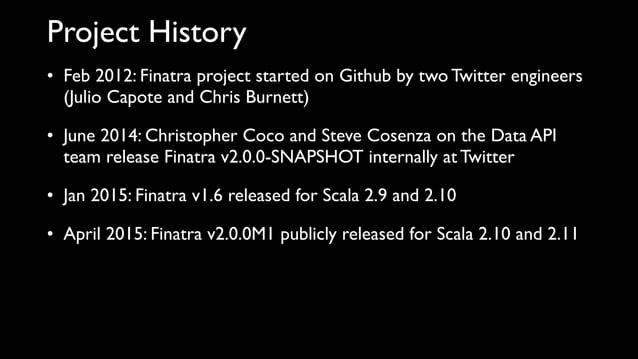 Finatra v2 | PPT