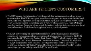 Fincen / financial crimes enforcement network | PPTX