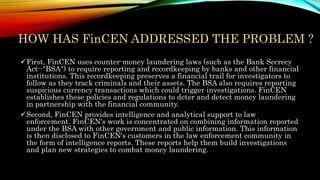 Fincen / financial crimes enforcement network | PPTX