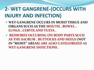 GANGRENE (MEDICAL SURGICAL NURSING) | PPTX