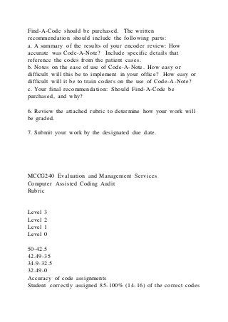 Find-A-NoteHow to Use Code-A-Note1. Access Find-A-Code fro | DOCX