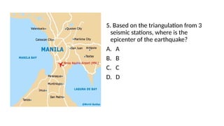 Find-the-Center triangulatonn method anatomy of an earth quake and more ...