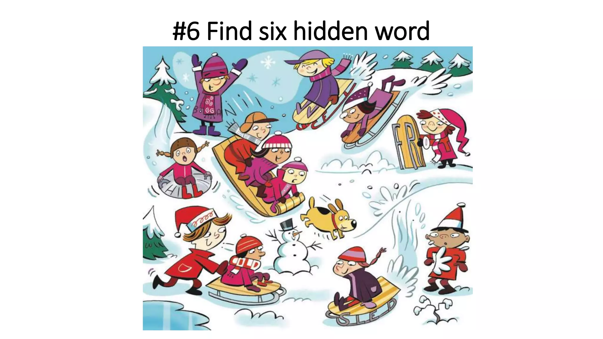 Find words challenge | PPTX