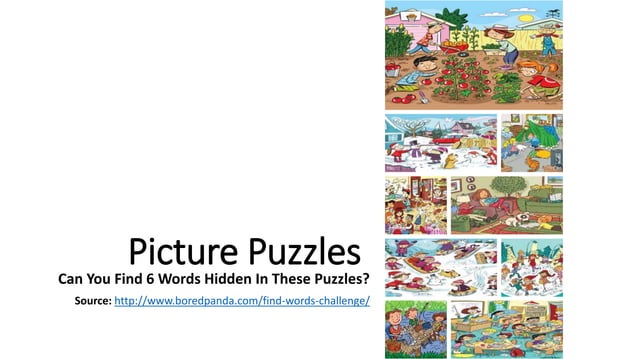 Find words challenge | PPT