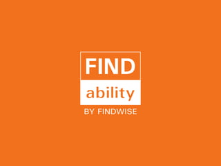 Findability by Findwise - 5 dimensions of Findability | PPTX